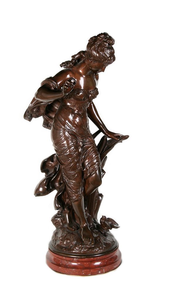 Bonhams : Auguste Louis Mathurin Moreau (French, 1834-1917): A bronze ...