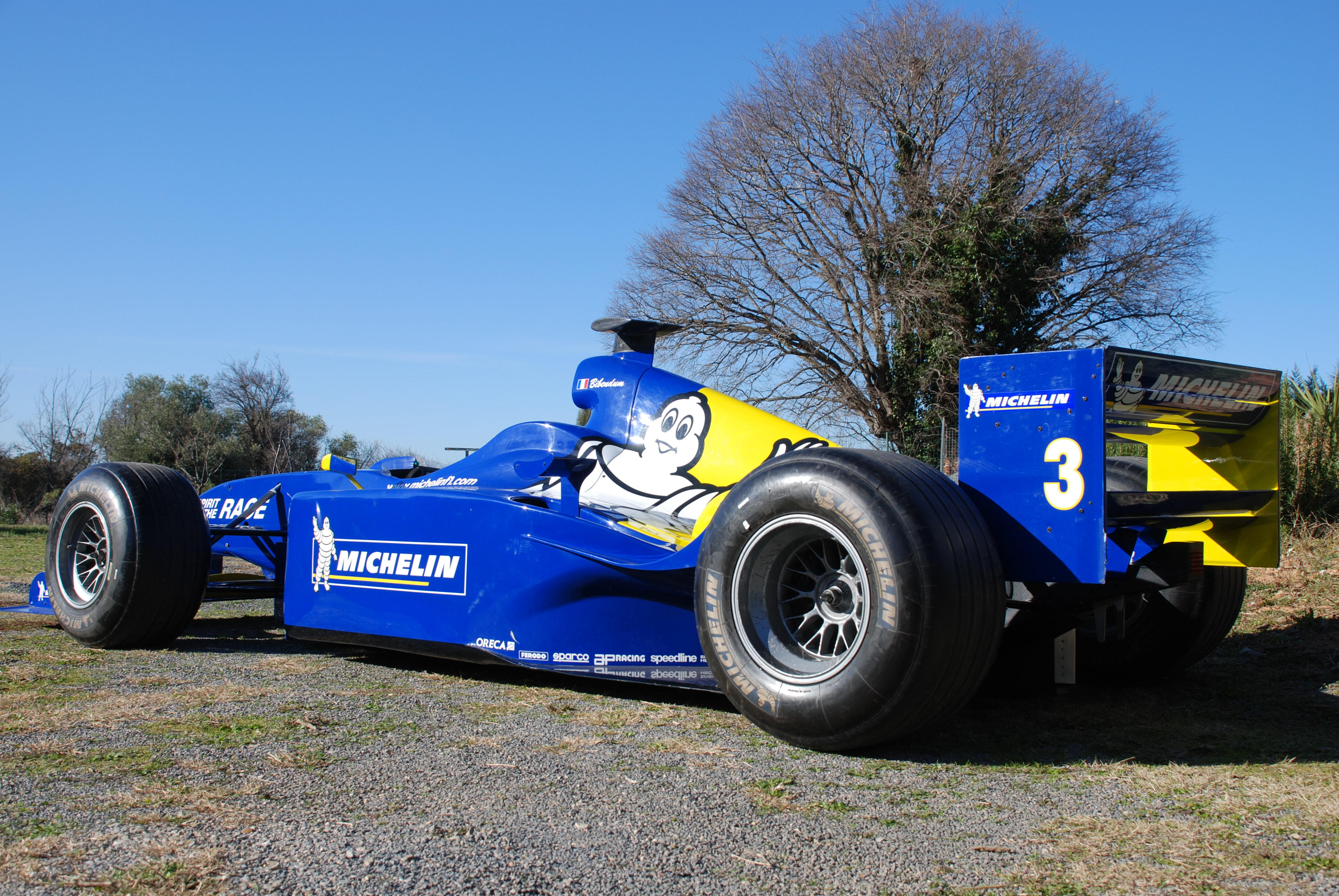 Bonhams Cars : A full size promotional model of a Michelin Formula 1 car,