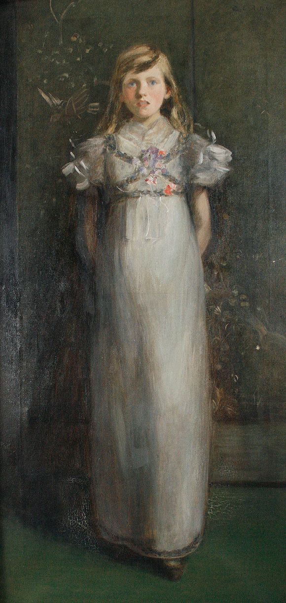 Bonhams : Charles Edward Ritchie, ROI (British, died 1940) Portrait of ...