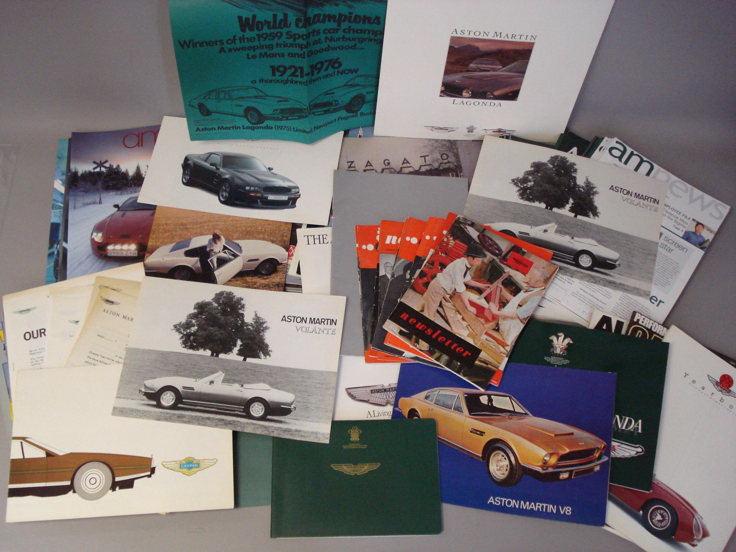 Bonhams Cars : A lot of Aston Martin ephemera,