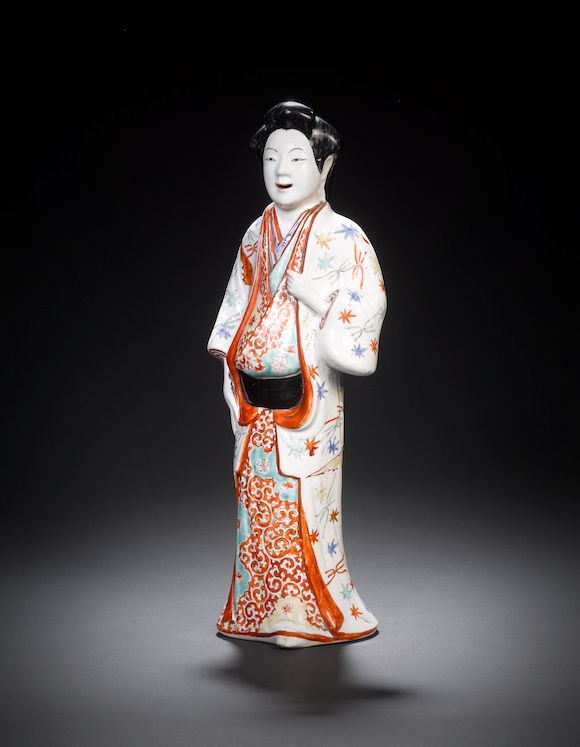 Bonhams : A Kakiemon figure of a bijin Edo Period, late 17th century ...