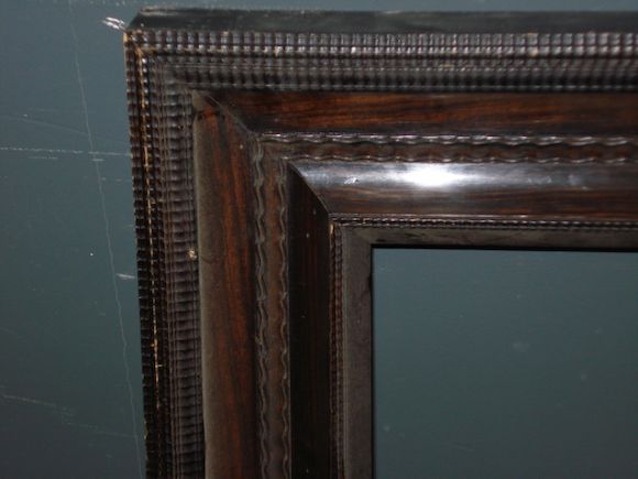 Bonhams : An Italian 19th Century ebonised ripple moulding frame