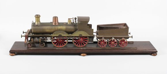 Bonhams : Stevens Model Dockyard 4½" gauge 4-4-0 locomotive Greater ...
