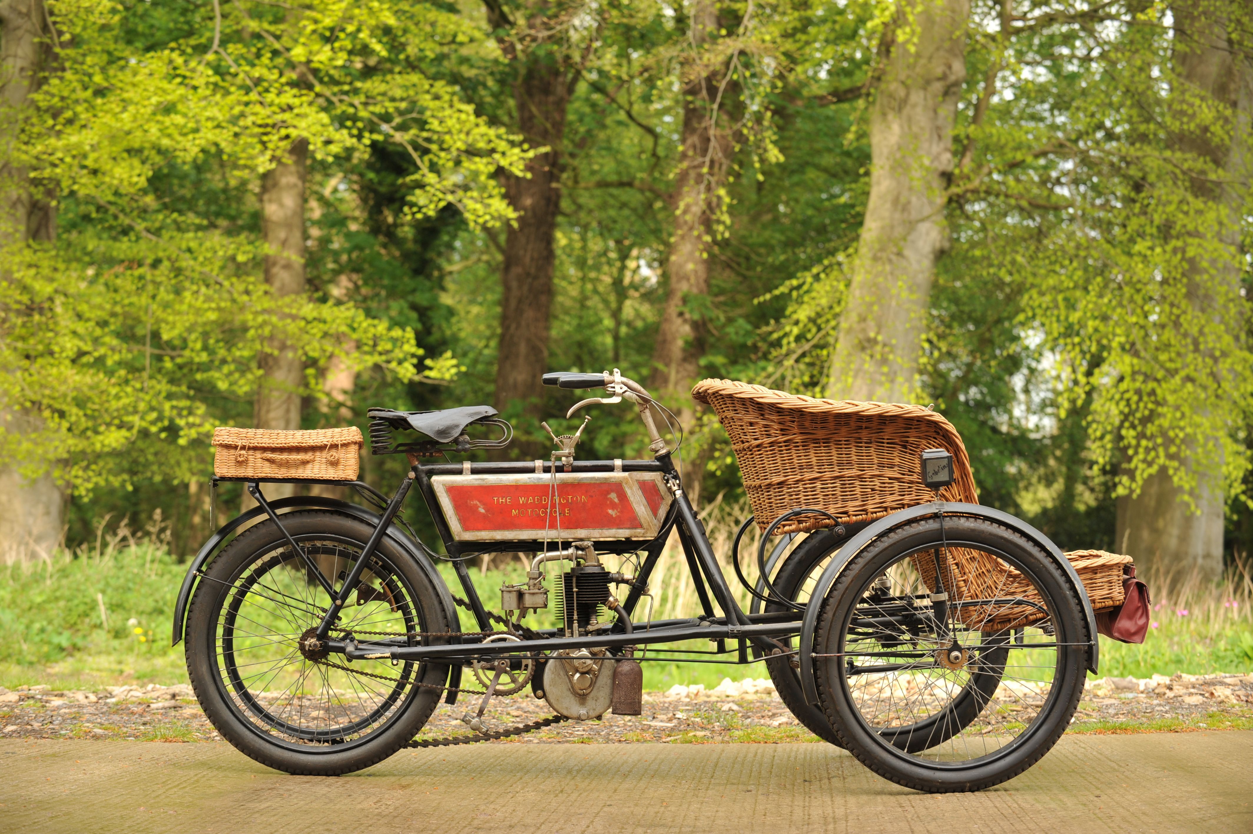 Bonhams Cars : 1905 The Waddington Motorcycle 3hp Forecar Frame no ...