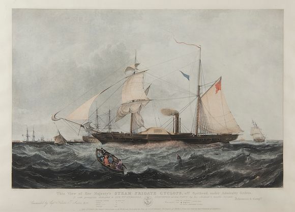 Bonhams : H. Papprill after Knell Her Majesty's steam frigate Cyclops ...