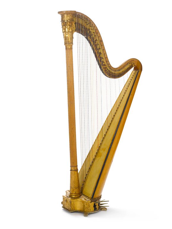 Bonhams : A Grecian Harp by Sebastian Erard