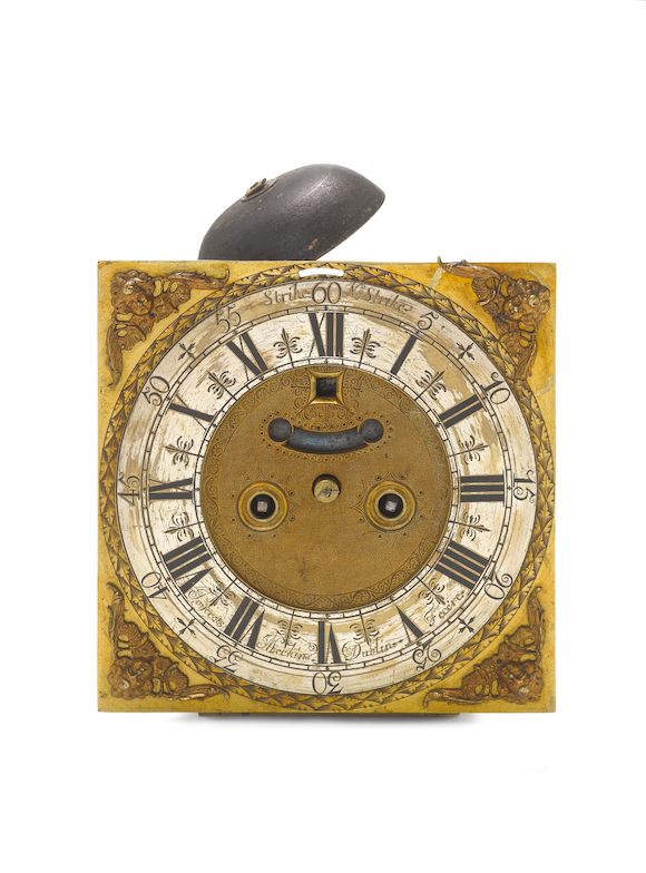 Bonhams : An interesting early 18th century Irish striking bracket ...