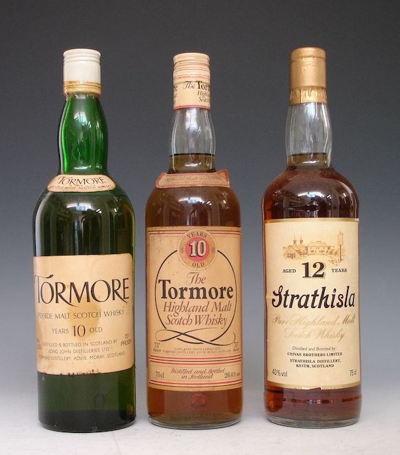 Bonhams : Tormore-10 year old Tormore-10 year old Strathisla-12 year old