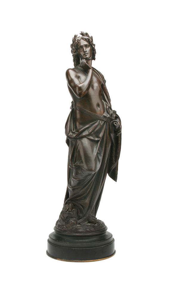 Bonhams : A 19th Century cast bronze bust of a Classical orator
