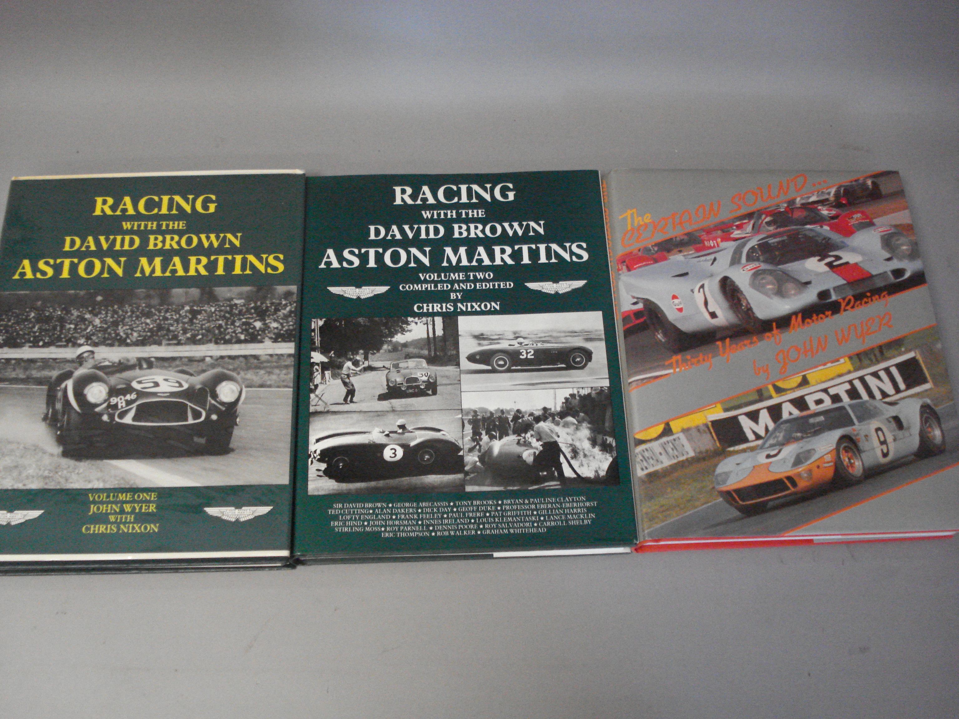 Bonhams Cars : Three books relating to the career of John Wyer,