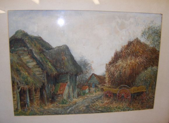 Bonhams : Clara Knight (British) A Berkshire rickyard