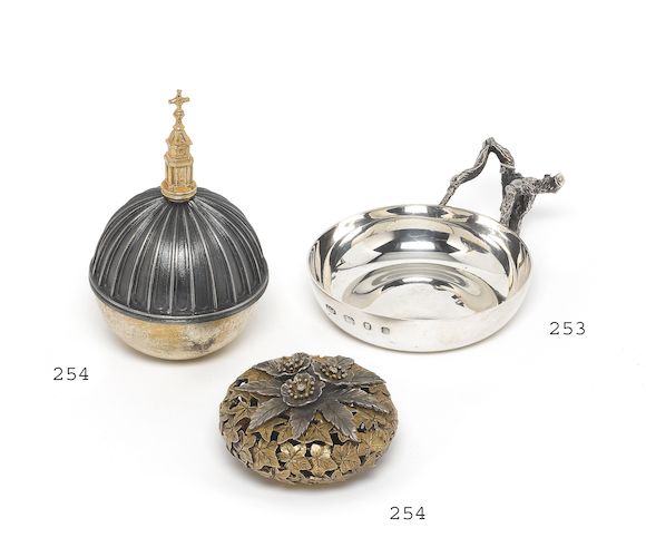 Bonhams : CHRISTOPHER NIGEL LAWRENCE: A silver and silver-gilt musical ...