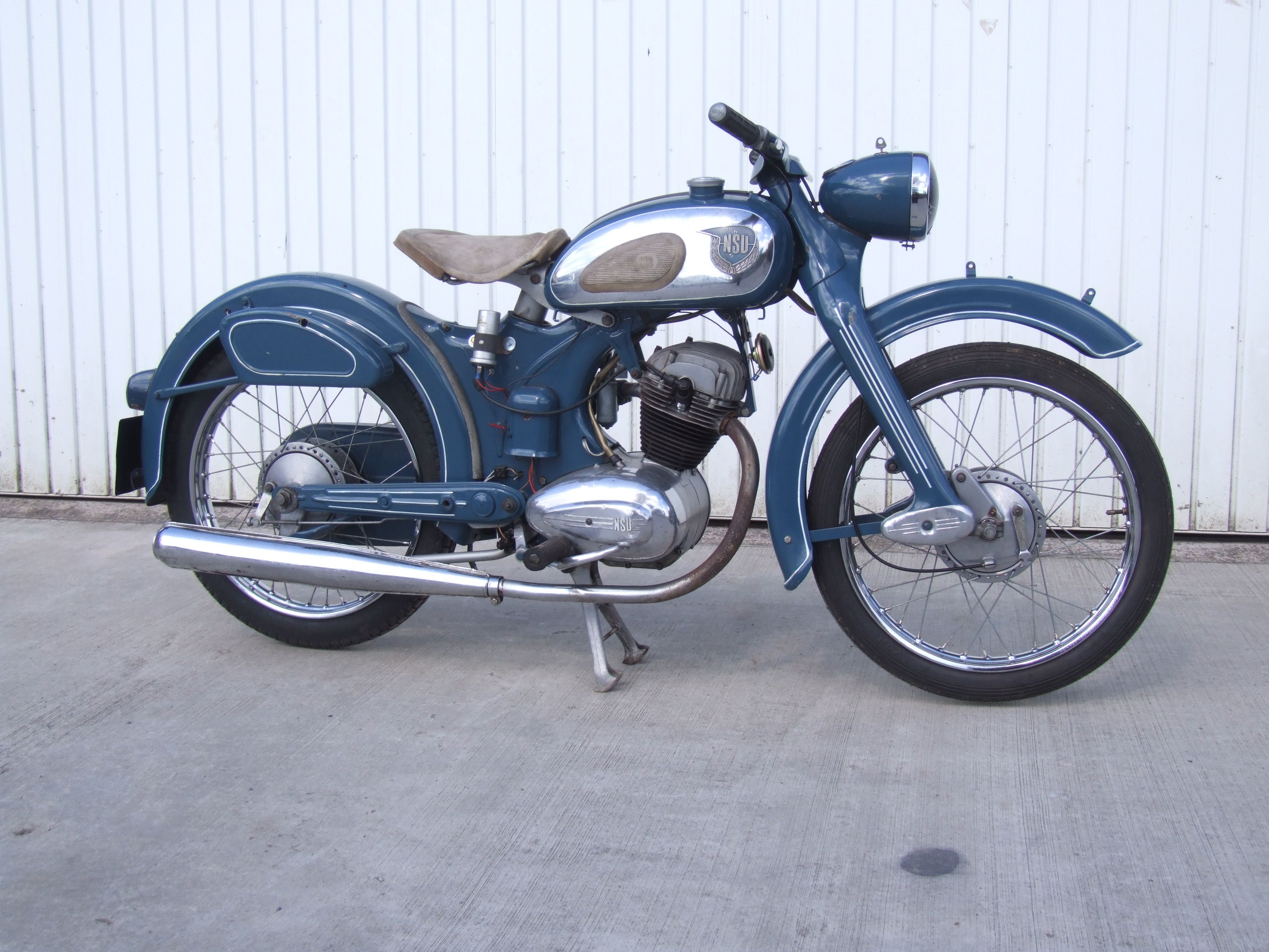 1956 NSU 123cc Superfox Frame no. 1284156 Engine no. 3125 976 ...