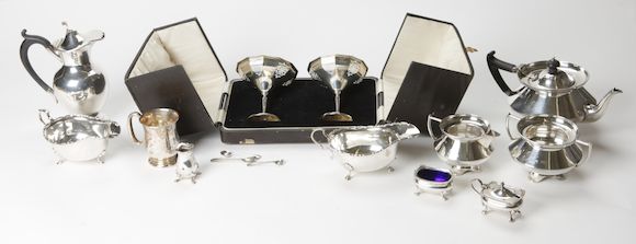 Bonhams : A collection of silver