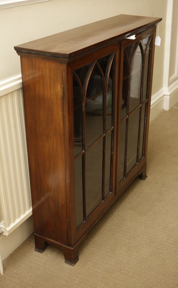 Bonhams : A mahogany dwarf bookcase in the Regency style