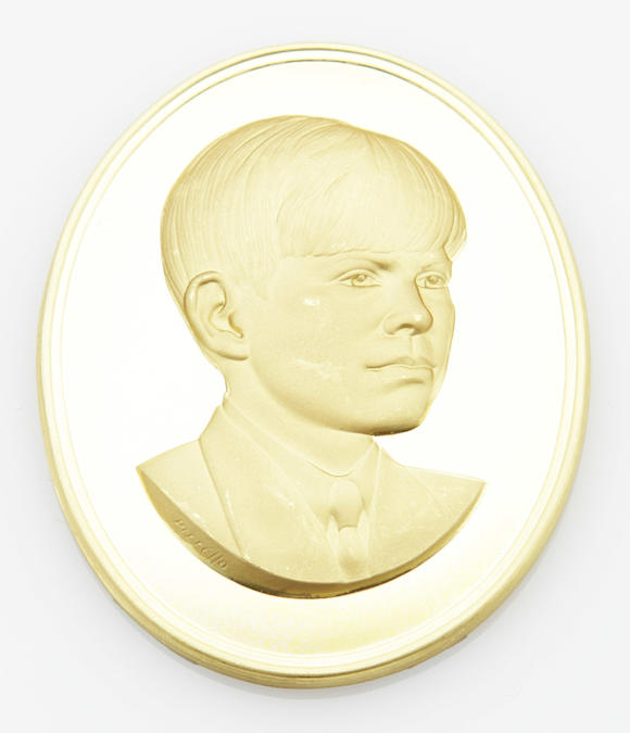 Bonhams A 22ct Gold Royal Commemorative Plaque