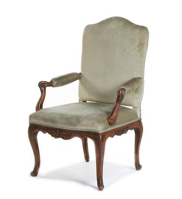 Bonhams : A Régence beech armchair