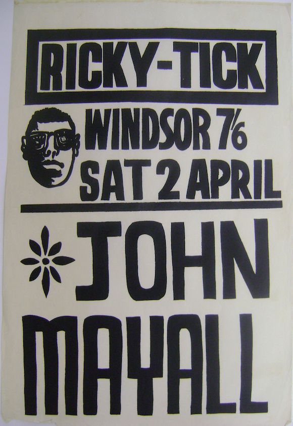 Bonhams : A collection of posters for the Ricky-Tick Club, Hounslow and ...