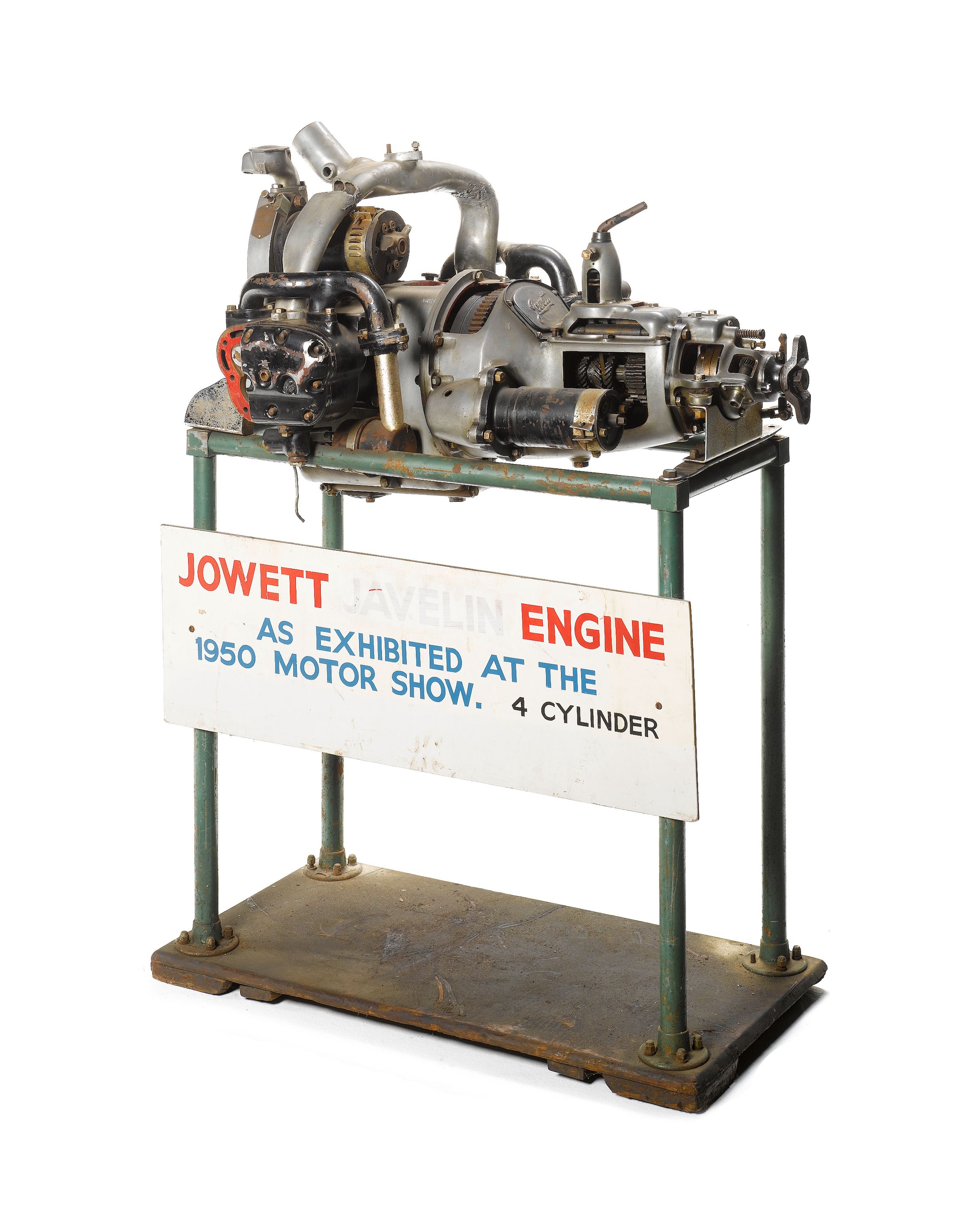 Bonhams Cars : The Jowett 4 Cylinder cut-away demonstration engine ...