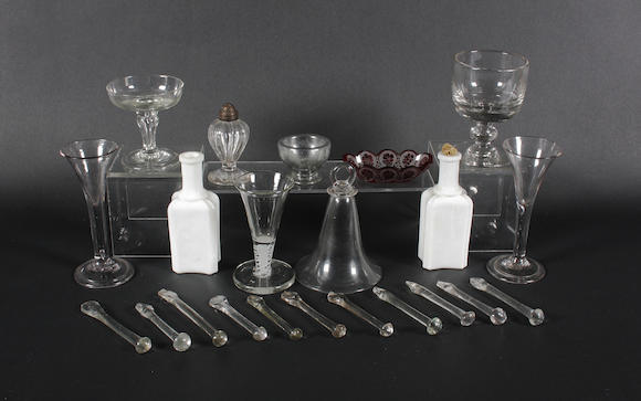 Bonhams A Collection Of Various Glassware 18th19th Century