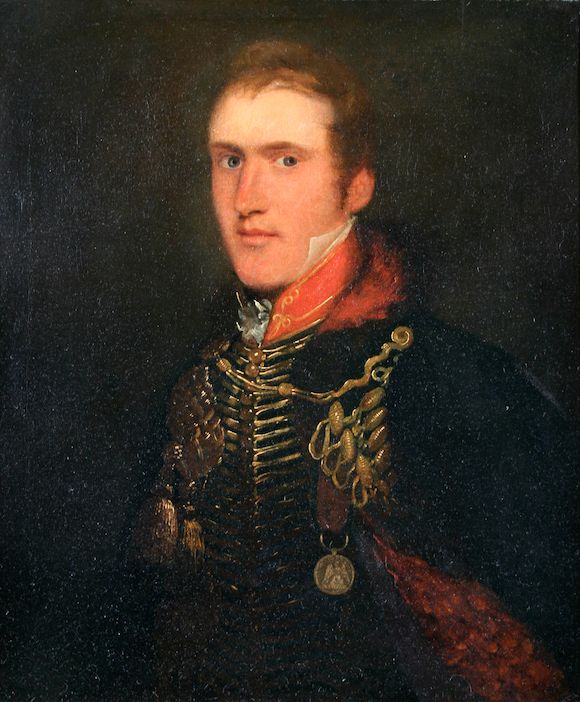 Bonhams : French School circa 1814-1816, Portrait of a British officer ...