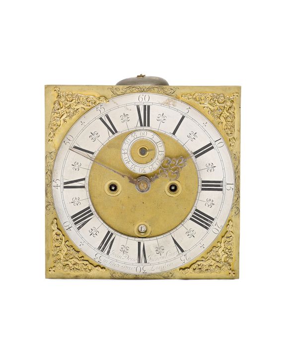 Bonhams : A late 17th Century longcase clock movement and dial John ...