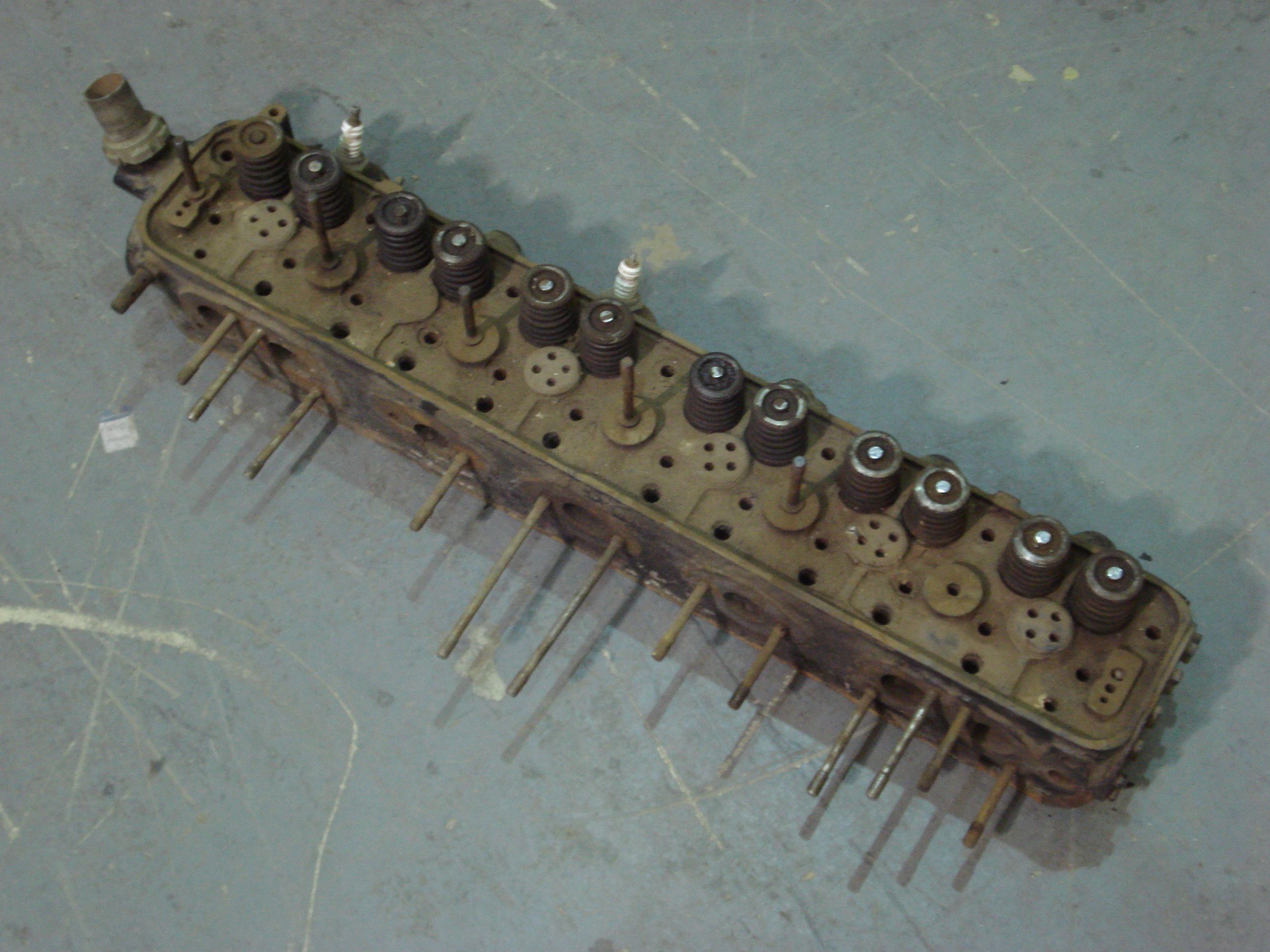 Bonhams Cars : A vintage Rolls-Royce cylinder head,