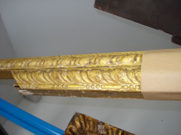 Bonhams : An English 18th Century carved and gilded frame in four sections