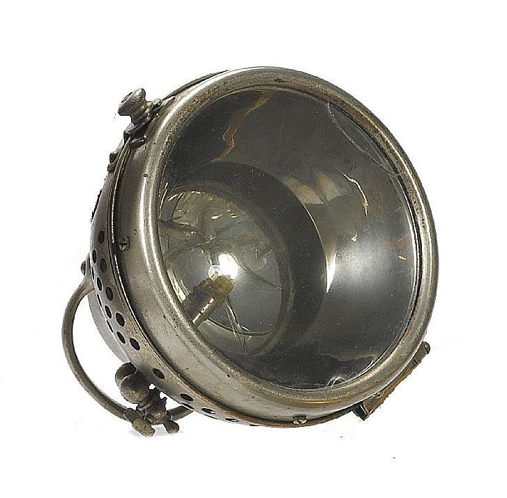 Bonhams Cars : A Lucidus mirror backed acetylene spot-lamp,