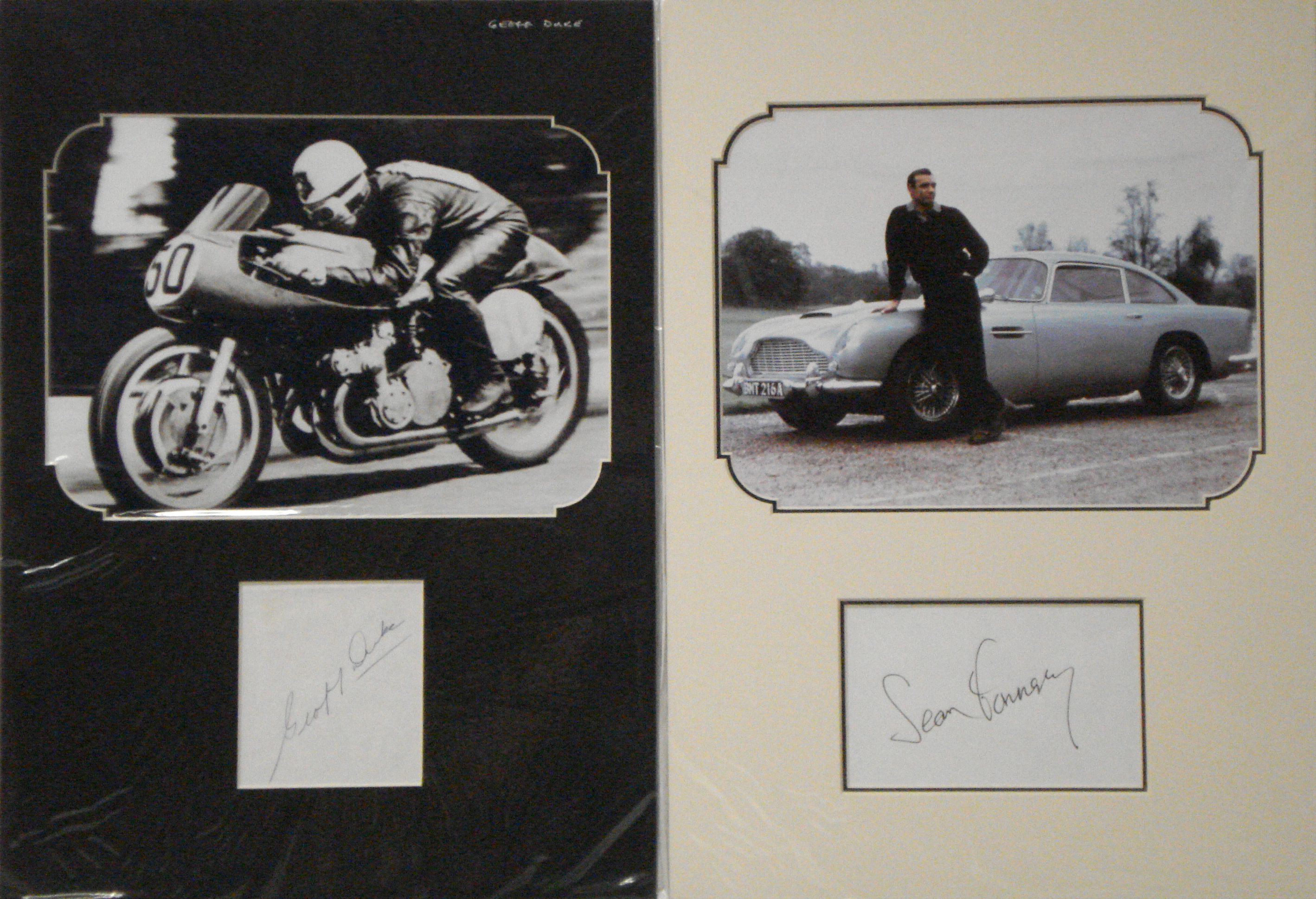 Bonhams Cars : A Geoff Duke autograph,