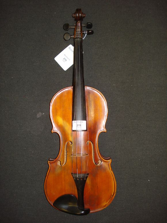 Bonhams : A French Violin, workshop of Charles Claudot, circa 1865