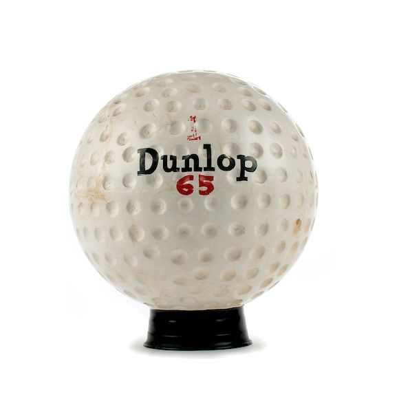 Bonhams : A large Dunlop 65 golf ball shop counter display circa 1960