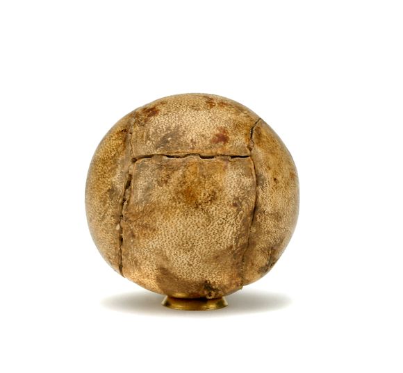 Bonhams : A small sized feather golf ball circa 1840s