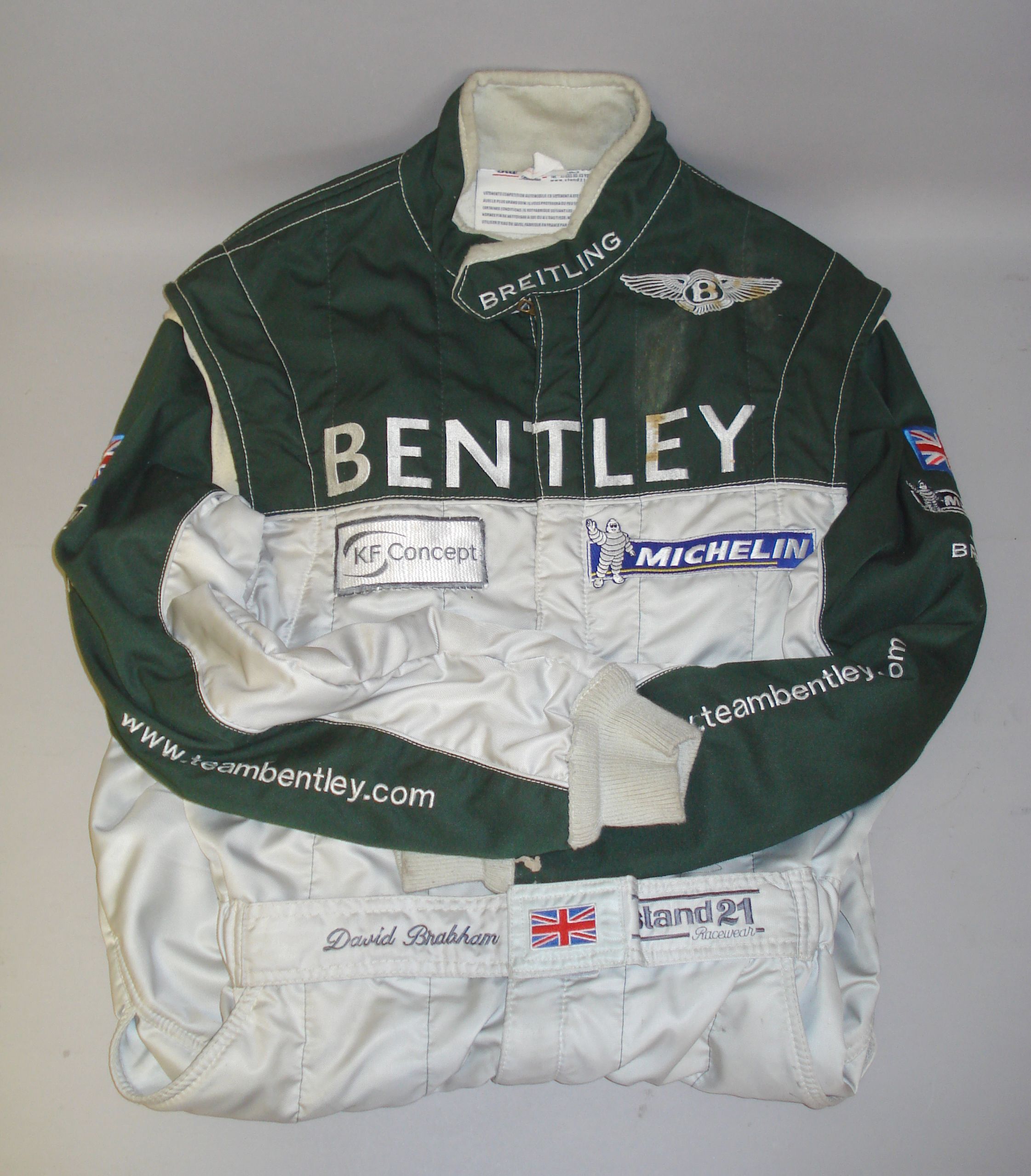 Bonhams Cars : A pair of David Brabham Bentley Team racing overall,