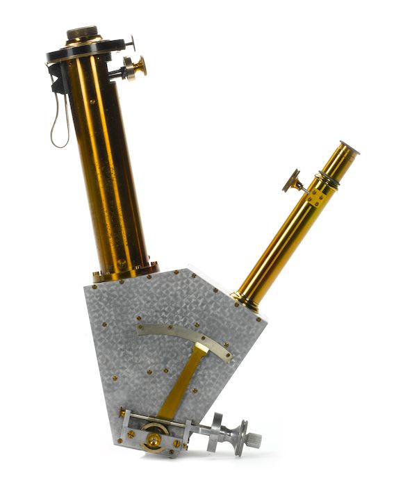 Bonhams : An Adam Hilger type brass and aluminium telescope ...