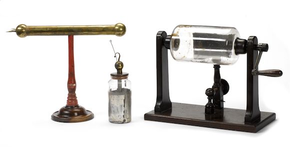 Bonhams : An early 19th century Nairne-pattern cylinder electro-static ...