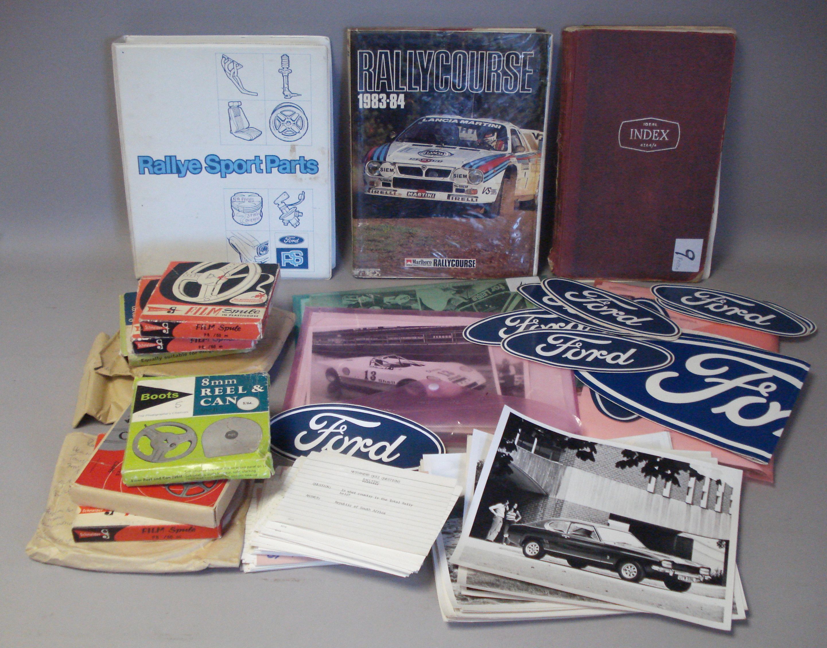 Bonhams Cars : A lot of items relating to the Ford Competition ...