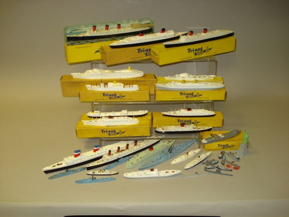 Bonhams : Tri-ang Minic waterline model ships lot
