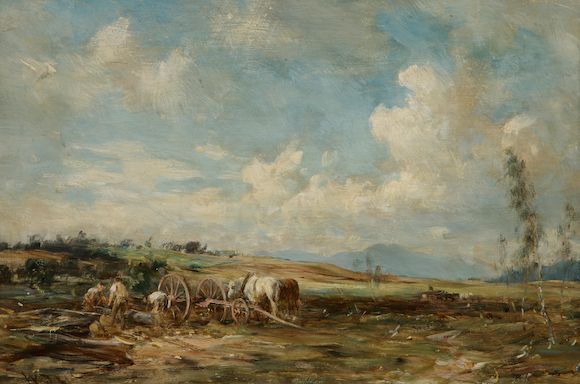 Bonhams : William Darling McKay, RSA LLD (British, 1844-1924) The Woodcutters