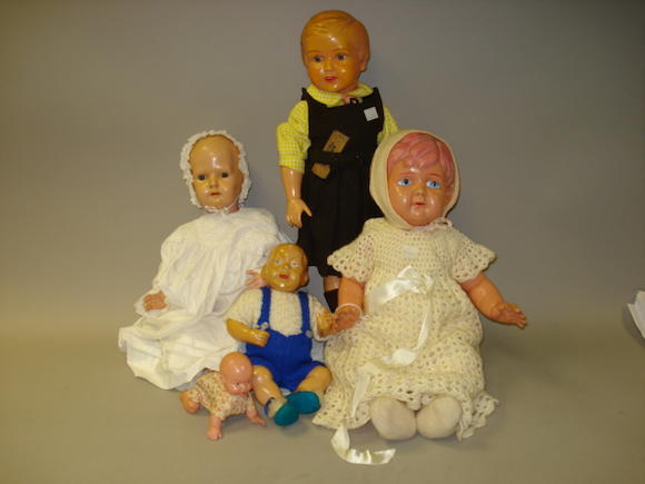 Bonhams Collection Of Celluloid Dolls Lot