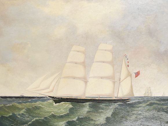 Bonhams : Robert Burrows (1819-1883) The Barque Florida