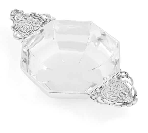 Bonhams : An Art Nouveau silver quaich Designed by John Duncan RSA ...