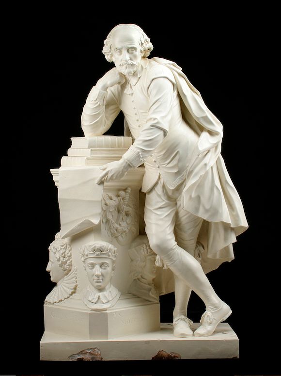 Bonhams : After Peter Scheemakers (Flemish, 1691–1781): A large painted ...