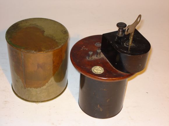 Bonhams : A clockwork ballistic bomb calorimeter, by Alex Wright & Co ...