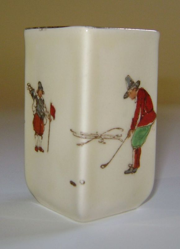 Bonhams : A Royal Doulton Series Ware tooth pick container
