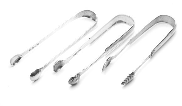 Bonhams : Three pairs of sugar tongs By Charles Murray, Robert Keay and ...