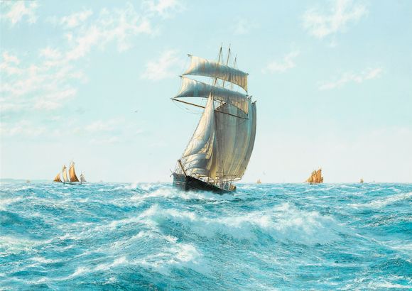 Bonhams : John Russell Chancellor (British, 1925-1984) The three-masted ...