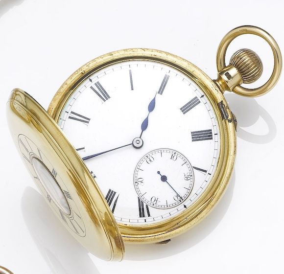 Bonhams : Benjamin Gaunt & Sons. A late 19th century half hunter pocket ...