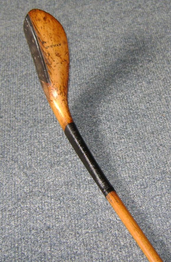 Bonhams : A McEwan scared neck long nose short spoon in light stained ...