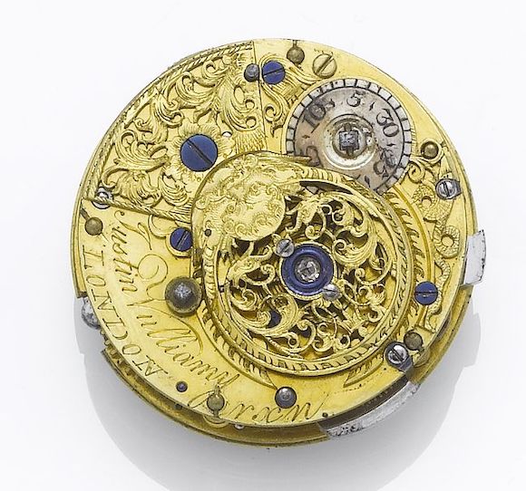 Bonhams : Justin Vulliamy. An 18th century repeating pocket watch movement